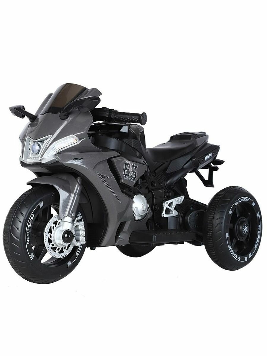 Детский трехколесный электрический мотоцикл с одним приводом