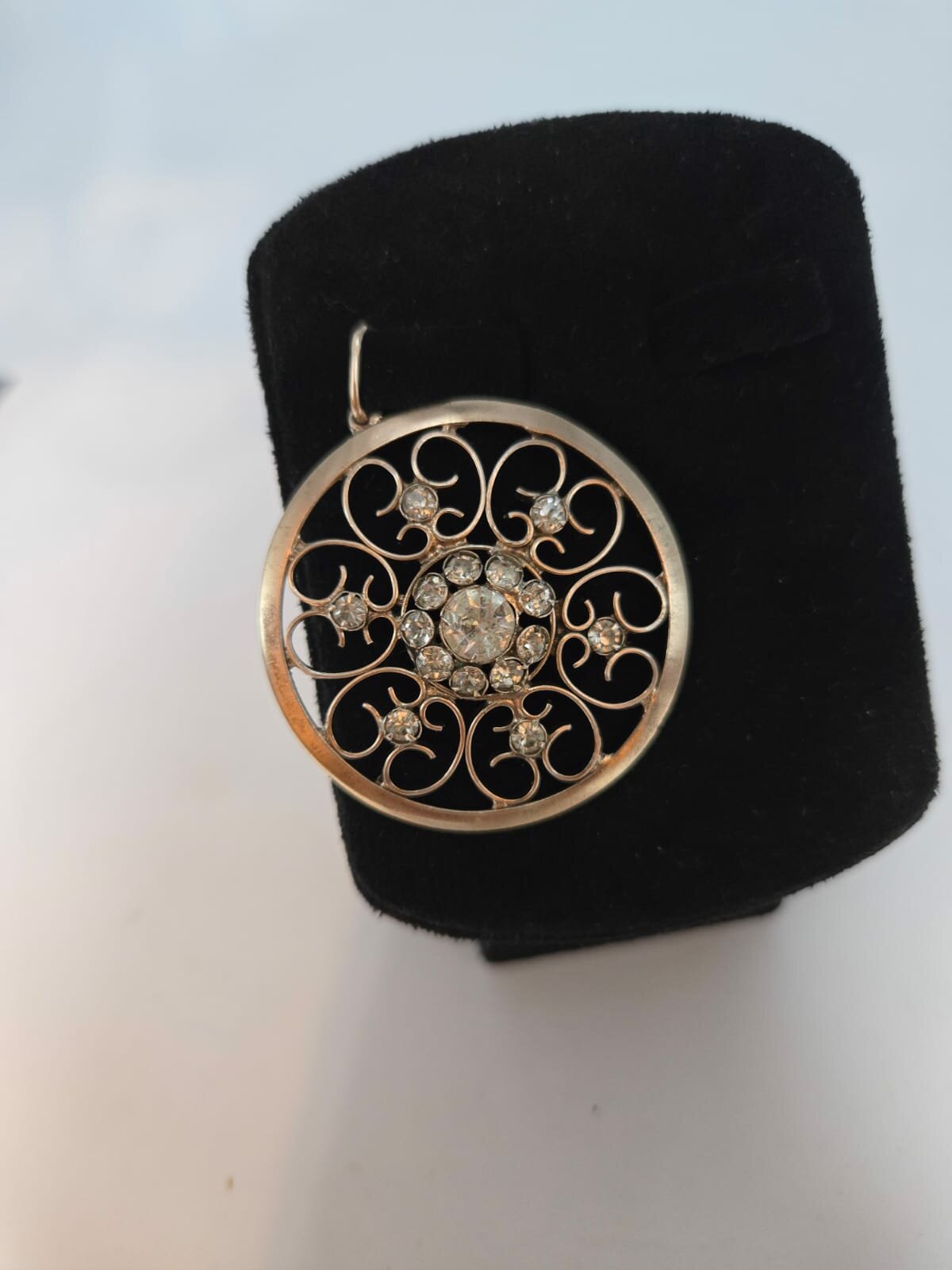 Кулон винтажный советский с камнями, СССР украшения