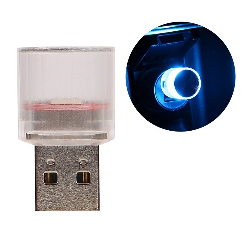 Автомобильный usb-источник рассеянного света-льдисто-голубой
