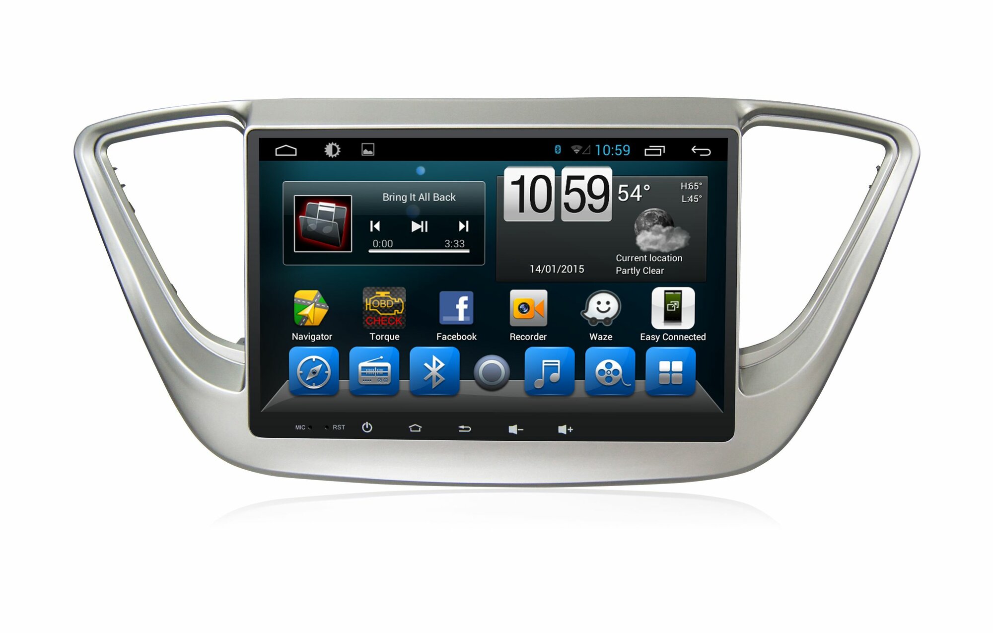 Устройство головное KB-KR-9056-T8 для HYUNDAI SOLARIS 2017-2020