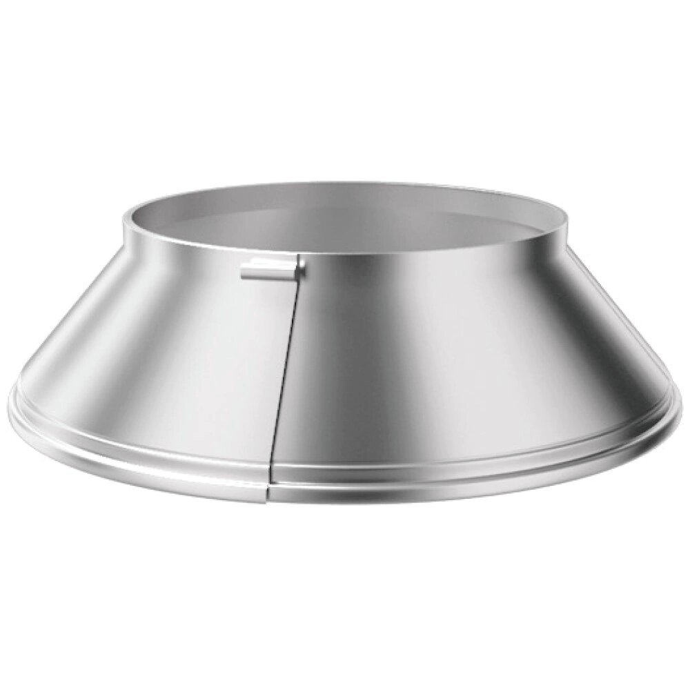 Юбка дымохода Flue Line, для защиты от осадков, оцинкованная сталь, 33 см х 21 см х 7 см