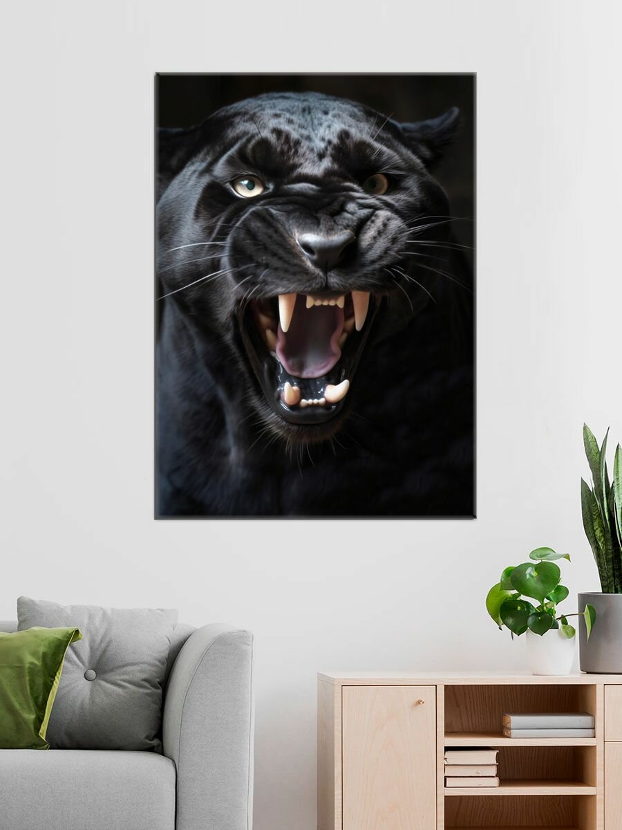 Картина на стену "Пантеры", 50х70 см