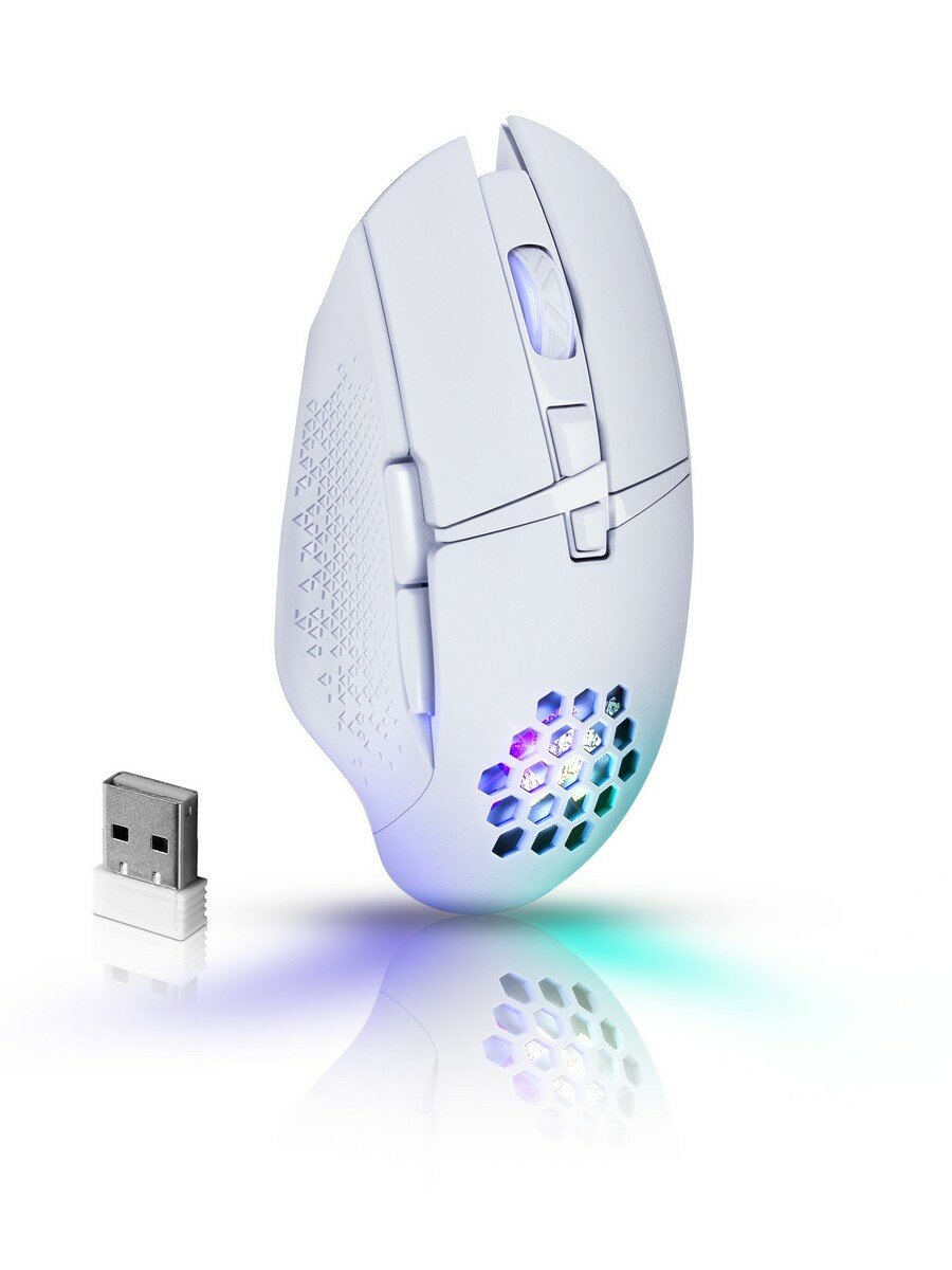 Мышь беспроводная DEFENDER Glory (Слава) GM-514 белый (USB, 3200dpi, 7but) (52513)