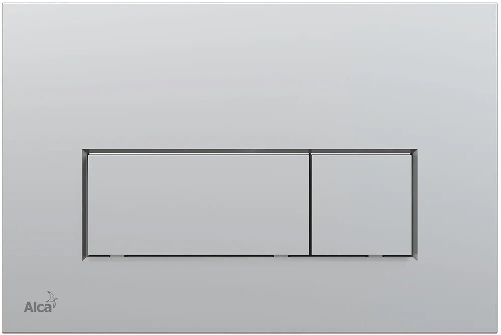 Кнопка смыва для унитаза AlcaPlast Thin THIN M572 пластик, цвет матовый хром