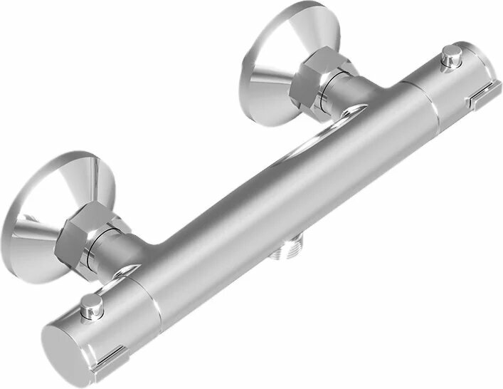 Термостатический смеситель Damixa Jupiter 776000000 хром, глянцевый, настенный, латунный, без лейки, смеситель для ванны с душем