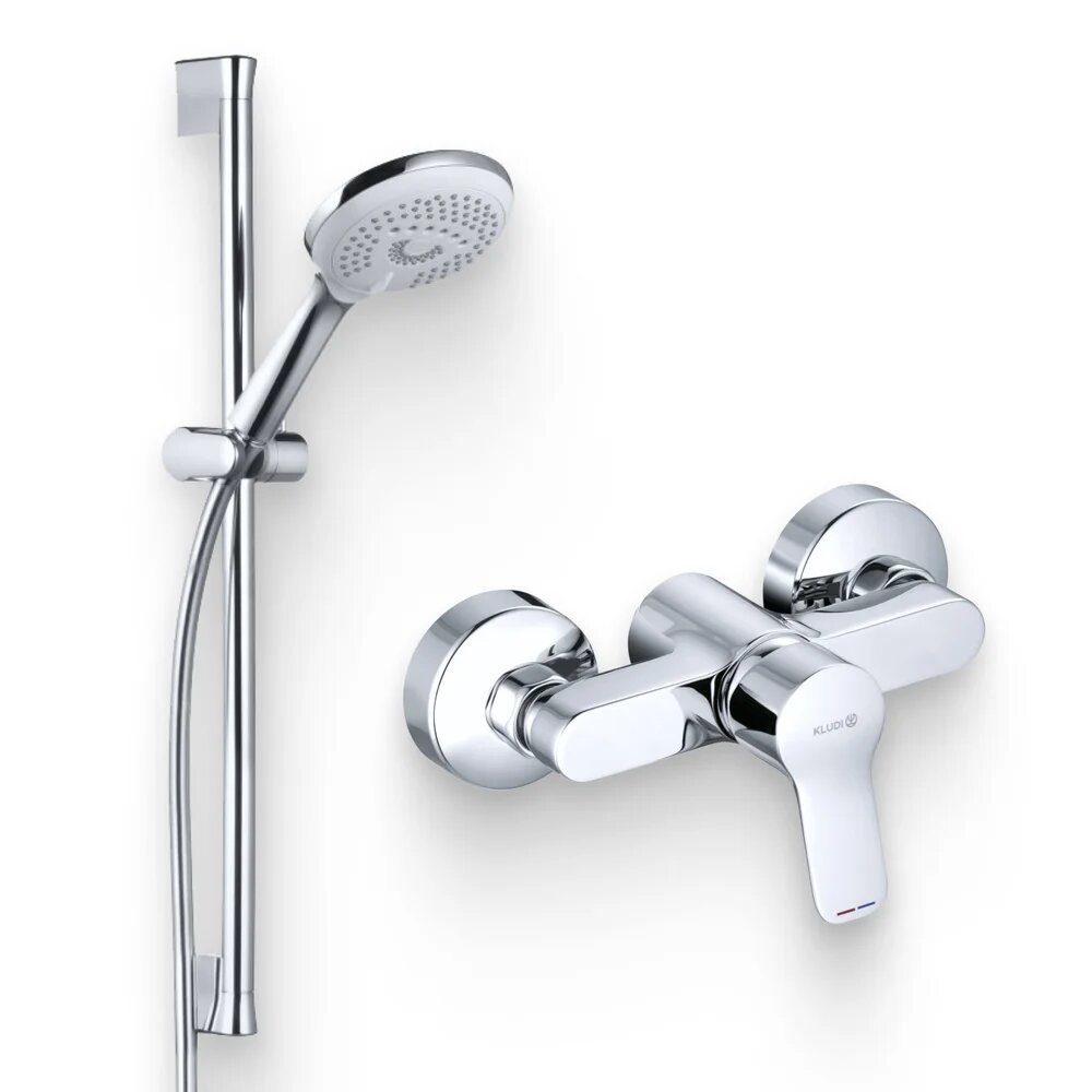 Душевой комплект Смеситель для душа Kludi Pure&Easy / Гарнитур Freshline