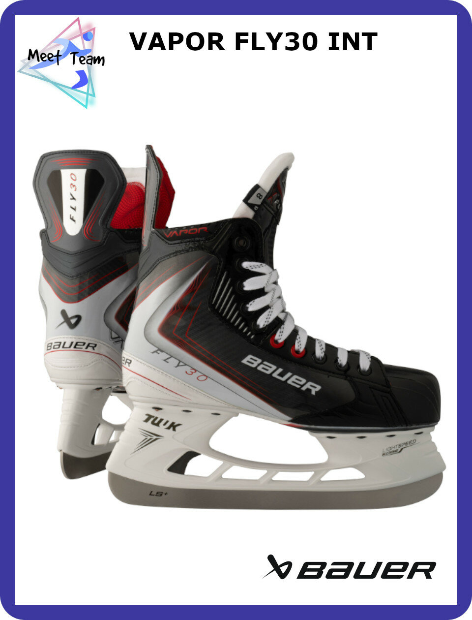 Коньки хоккейные BAUER S25 VAPOR FLY30 INT