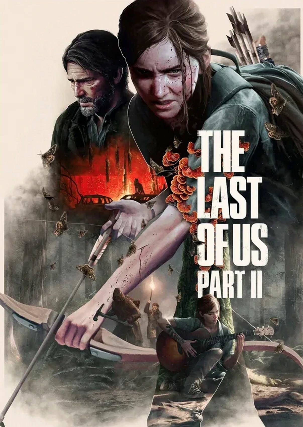 Плакат, постер The Last of Us, сериал. Одни из нас на холсте, размер 21х30см