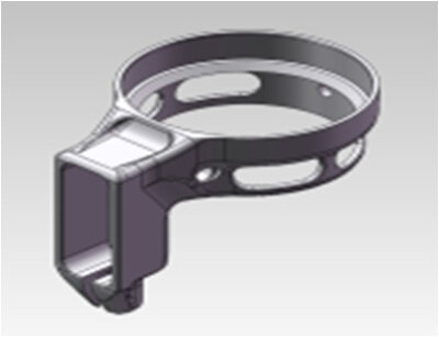 Хомут с упором для тросика KS LEV272 Coupler Housing (P5717)