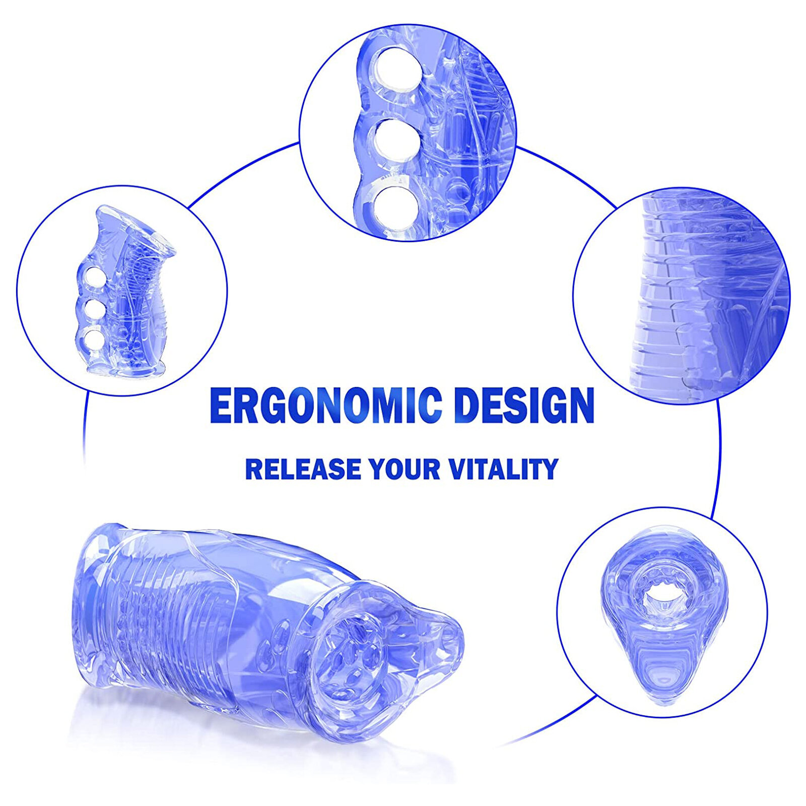 Мужской мастурбатор Pocket Pusy Stroker Open-End Penis Sleeve Trainer Взрослые секс-игрушки Handjob для мужчин Инструмент для мастурбации Тренировка пениса Массажер