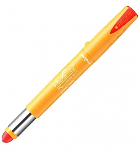 Сигнальный толстый маркер Gel Красный PICA-MARKER 8082 промышленный