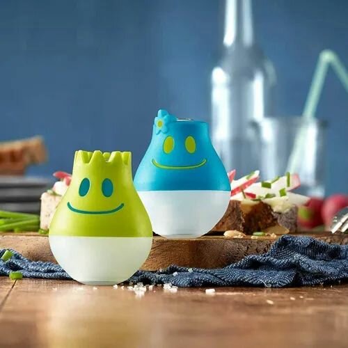 Солонка детская McSalt голубой и зеленый