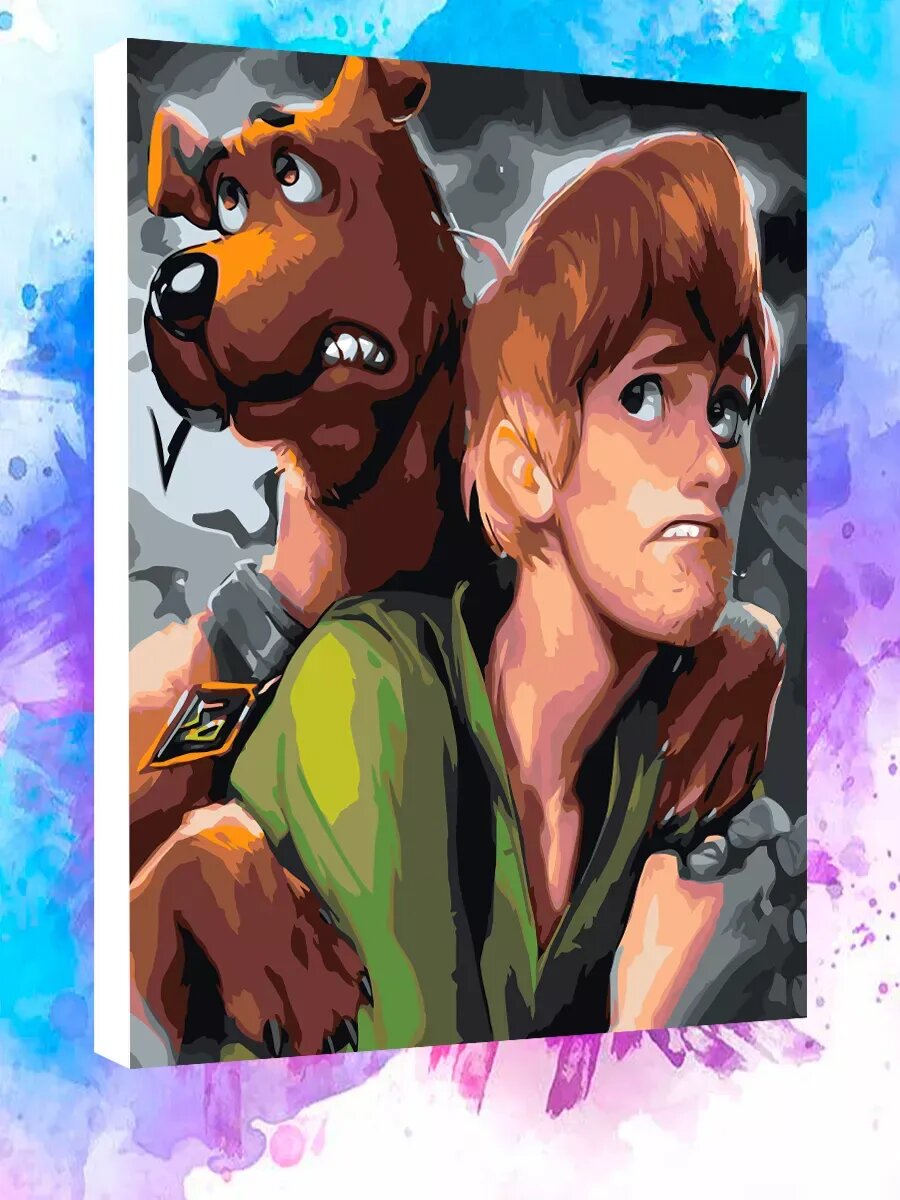 Картина по номерам Скуби Ду Мультфильм