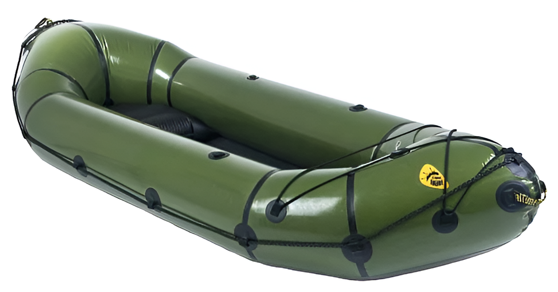 Пакрафт Time Trial "Спутник Лайт", зеленый, легкий, для путешествий, 1 место