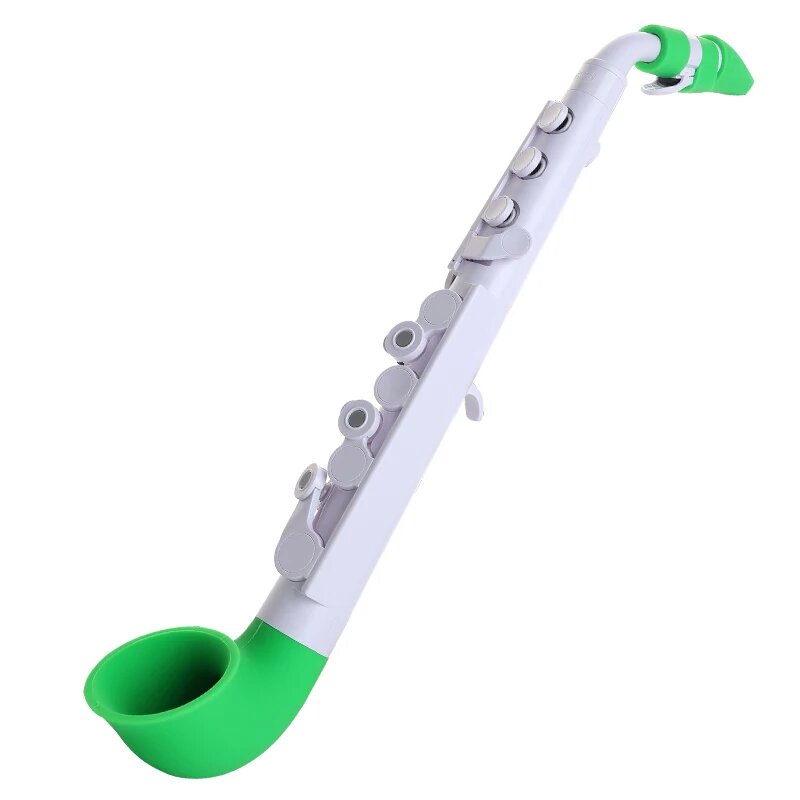 Пластиковый саксофон JEK Plastic Sax Белый, white green