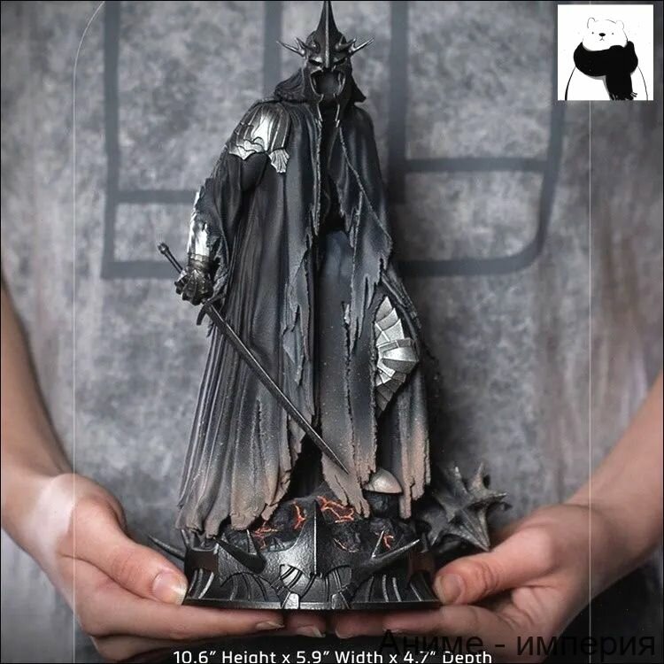 Iron Studios-Все IP, Фигурка Властелин Колец Король-чародей Ангмара / Lord of the Rings Witch-king of Angmar (26см)