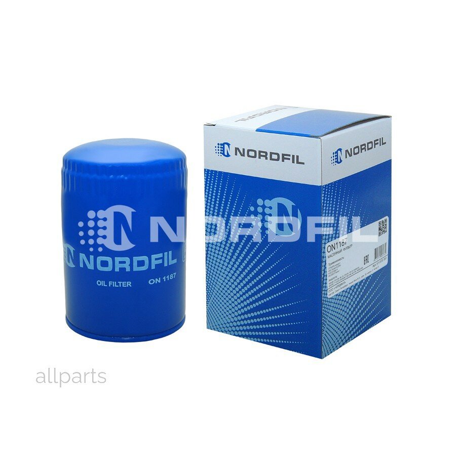 NORDFIL ON1187 Фильтр масляный CITROEN Jumper (244 Z_) FIAT Ducato (244_) IVECO Daily III PEUGEOT Boxer (230_