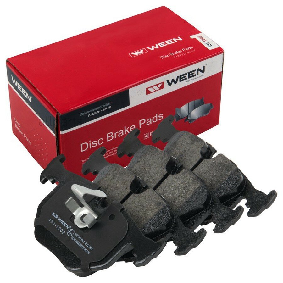 WEEN 151-1202 Тормозные колодки дисковые задние BMW 3 (E46) 7 (E38) X3 (E83) X5 (E53) Z4 (E85) Z8 (E52) LAND