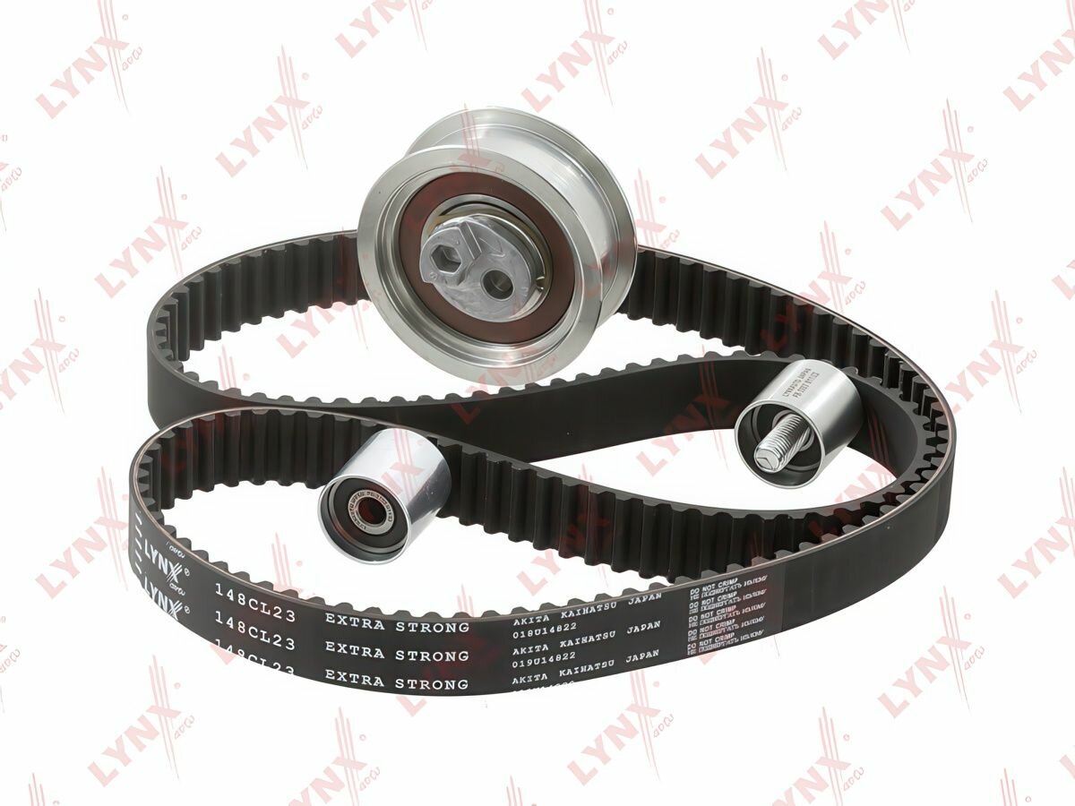 Ремень ГРМ комплект, для Шкода Октавия 2, Фольксваген Гольф 5, 6, Поло 5, Пассат B6 арт PK1332 LYNXAUTO