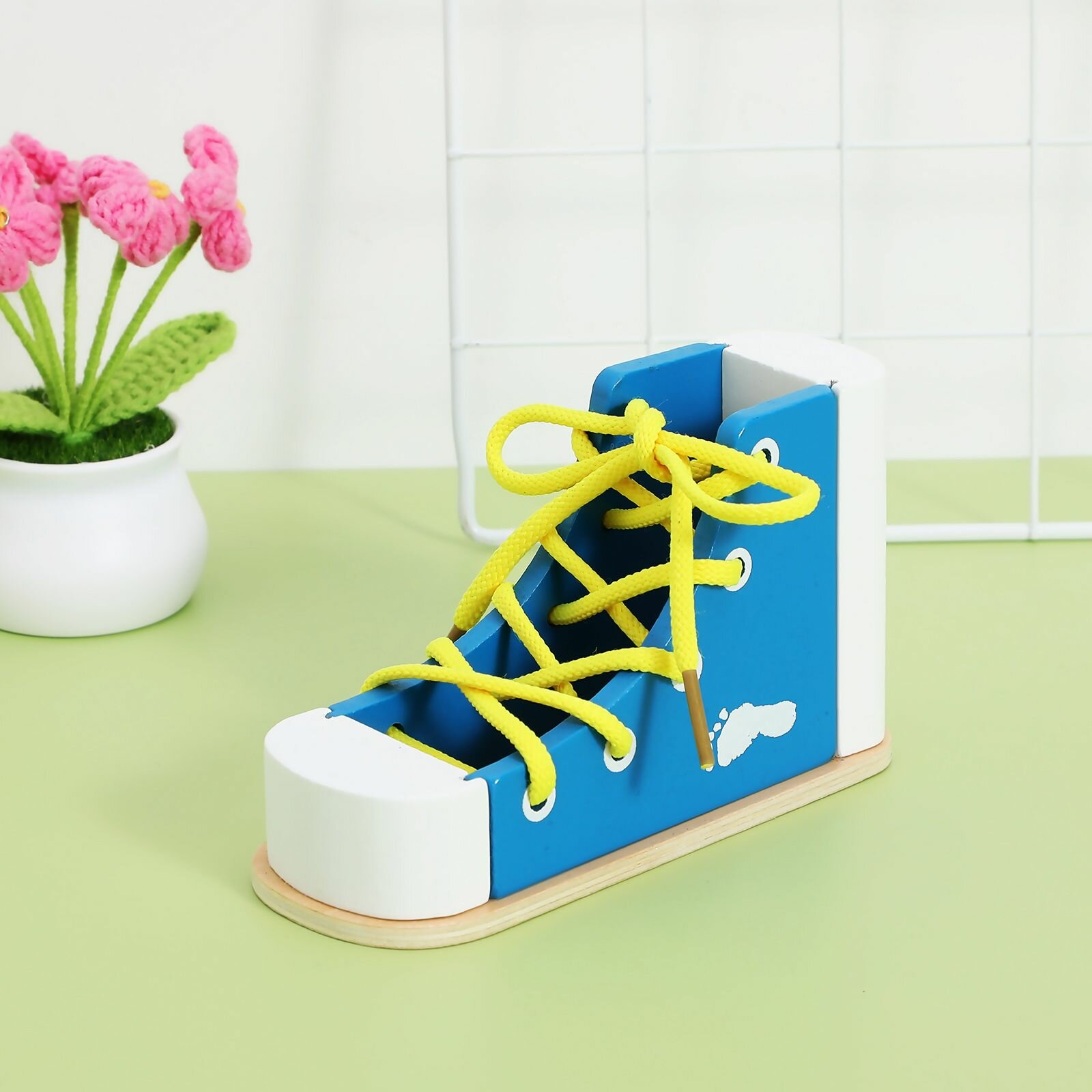 Эко Деревянная Игрушка Для Формирования Навыков Самообслуживания 15X8.5Cm