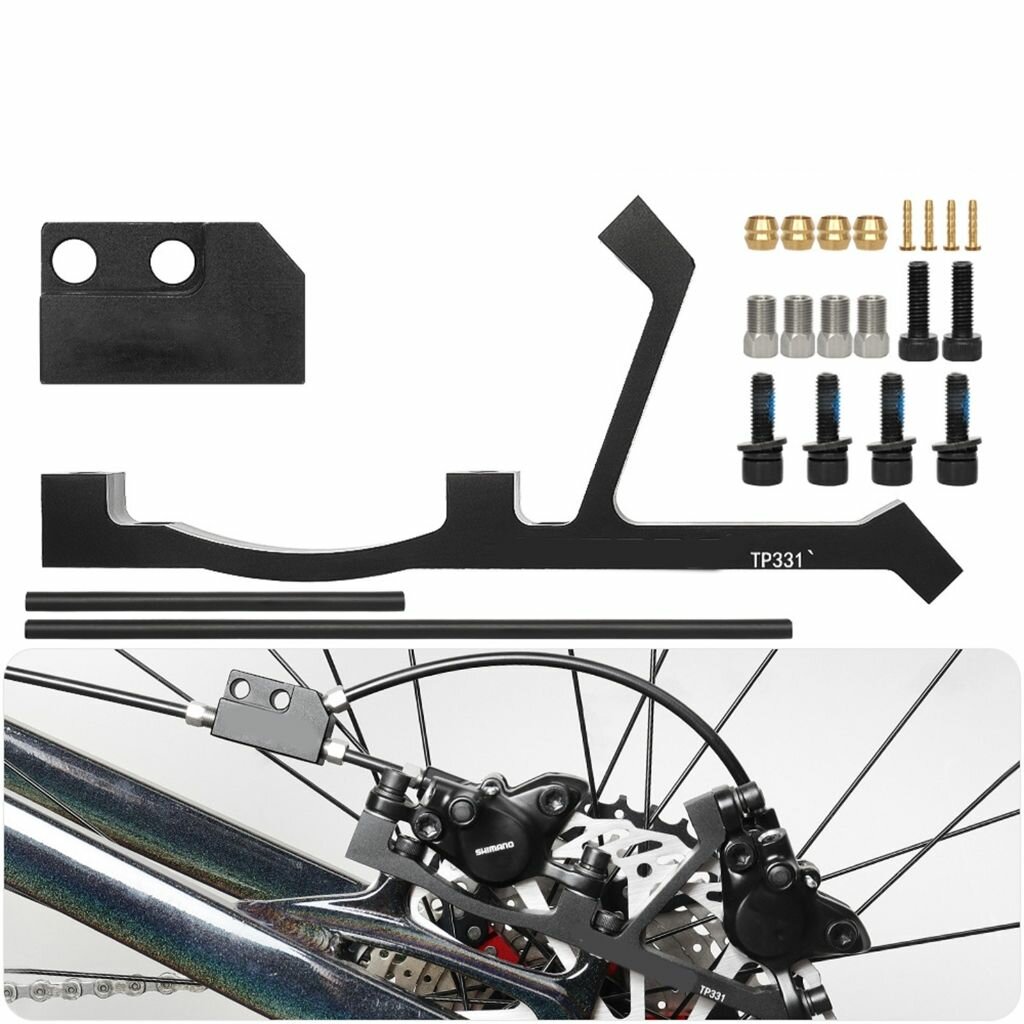 Велосипед один на двоих с переоборудованным тормозным сиденьем