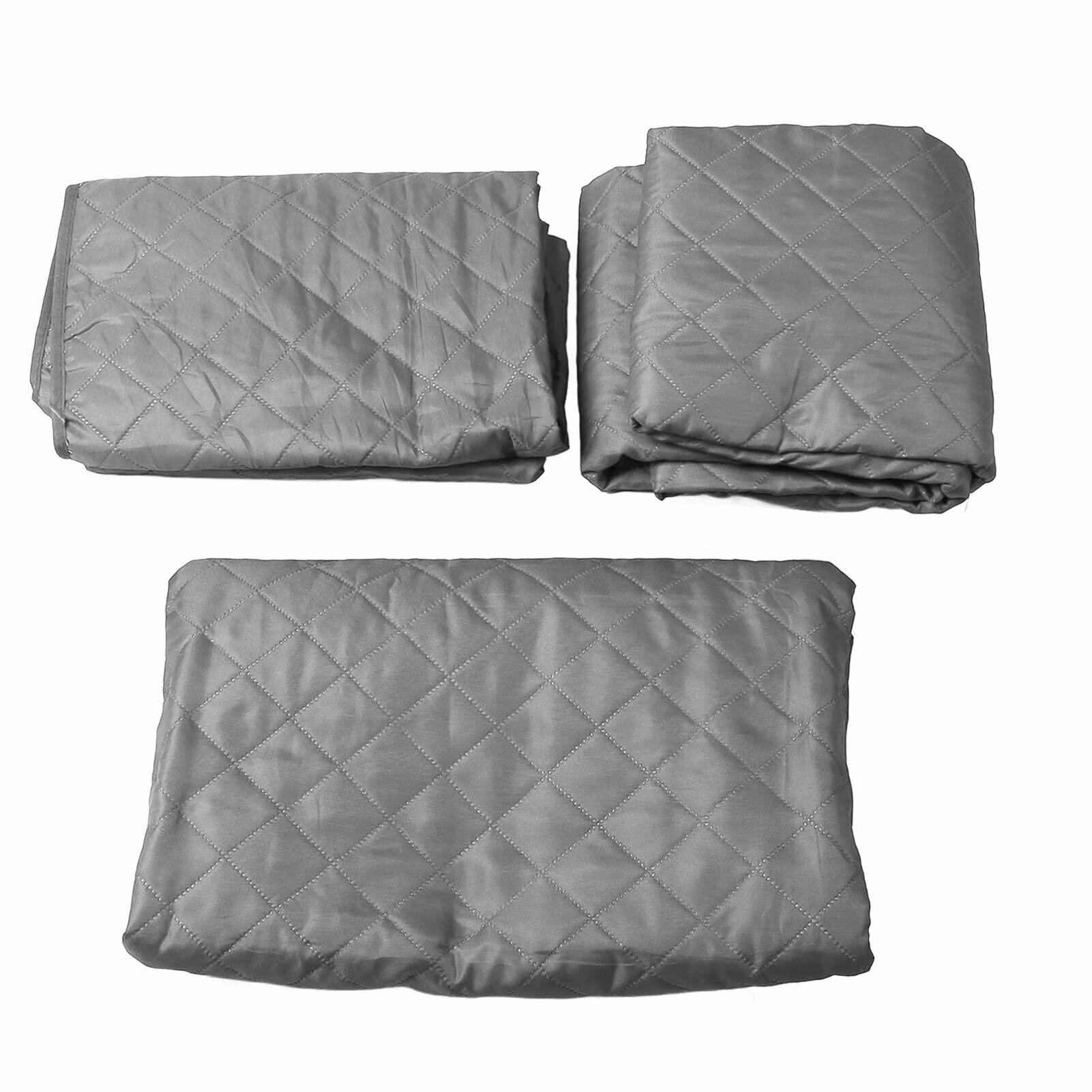 3PCS Sofa Cover Universal Pets Dogs Cats Proof Couch Slipcover Furniture Protector for Home All Season Grey