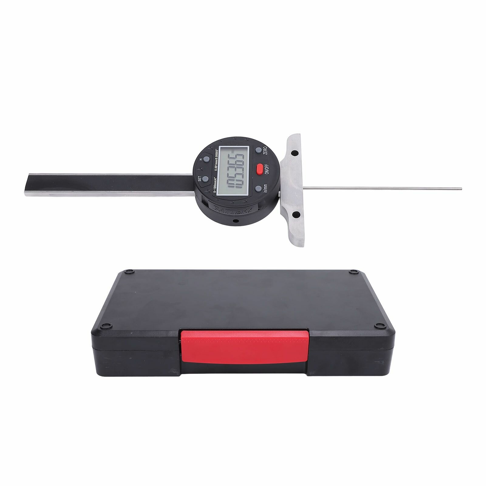 Цифровой глубиномер 0-100 мм, точность 0.001 мм.