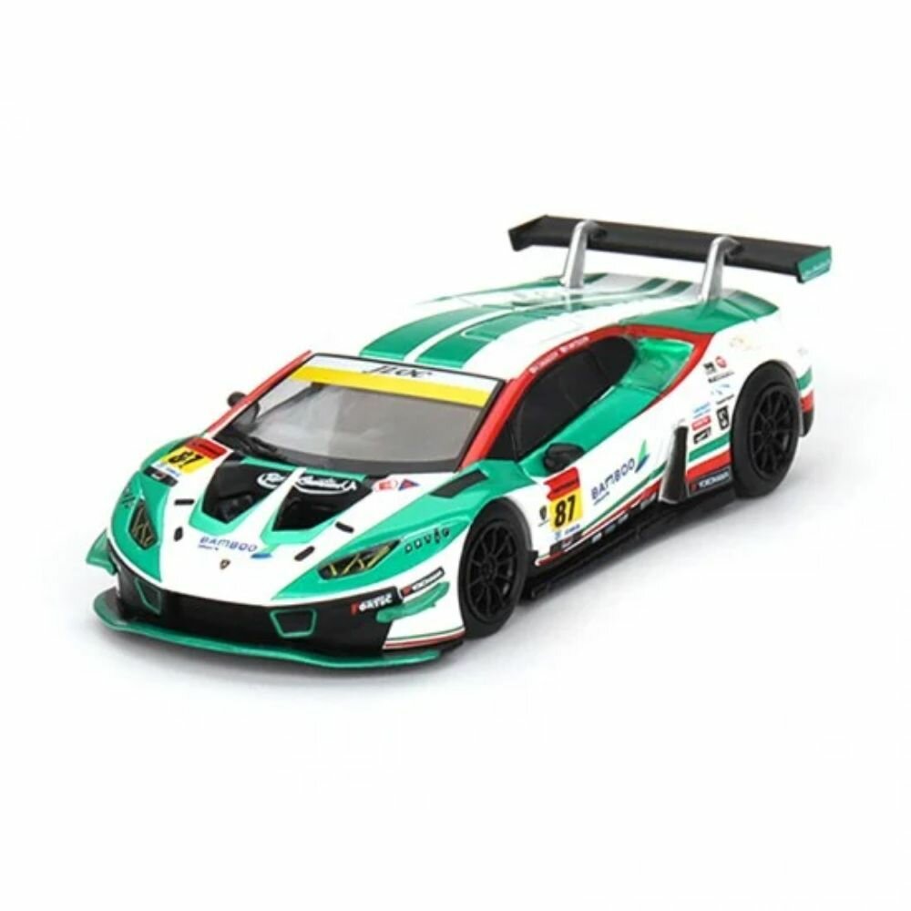 Машинка MINI GT 1/64 Lamborghini Huracan GT3 EVO #87 Bamboo Airways JLOC 2023 SUPER GT SERIES Diecast Scale Model Car