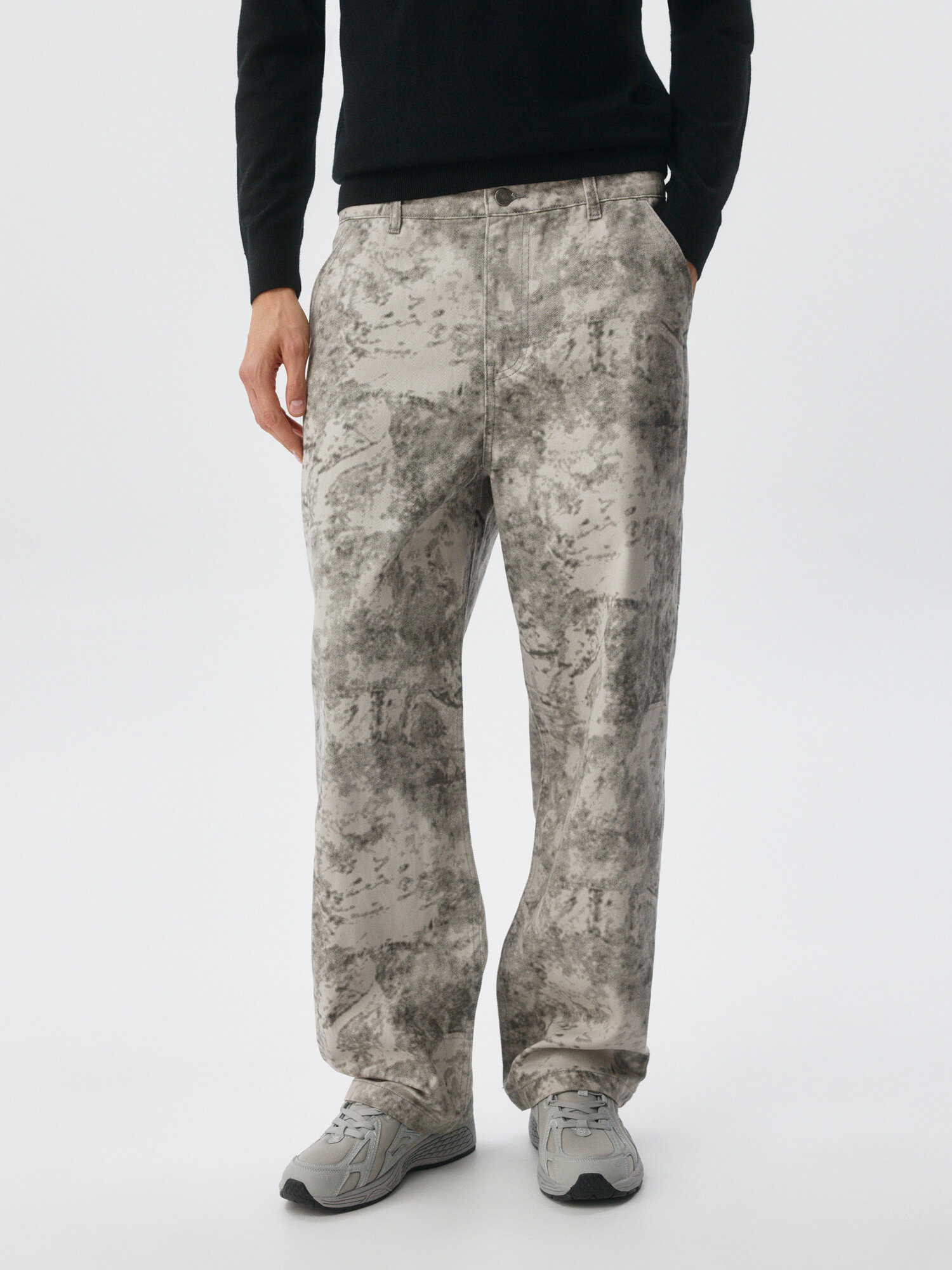 Джинсы широкие 