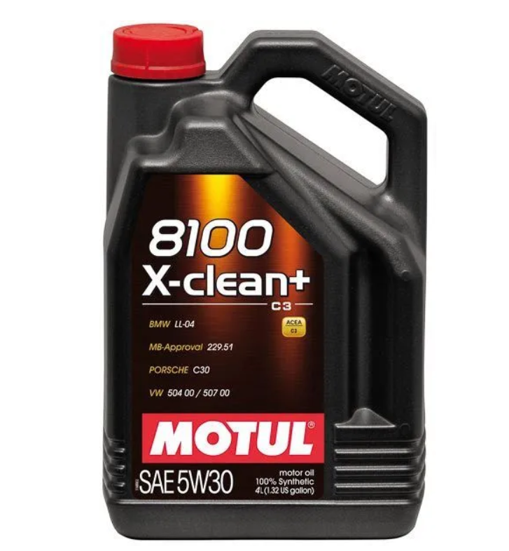 Масло моторное Motul 8100 X-clean C3 5w-30, синтетическое 4л