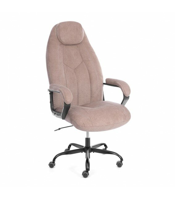 TetChair Кресло Boss metalBL (22) ткань, светло-коричневый