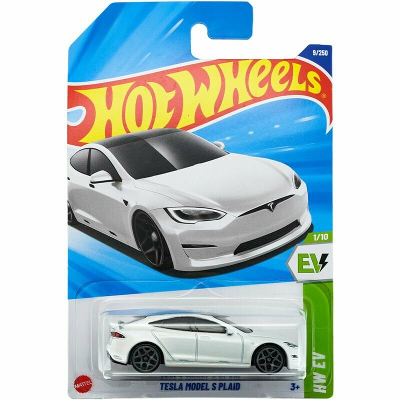 Машинка Mattel Hot Wheels 2025 C4982-Tesla Model S Plaid