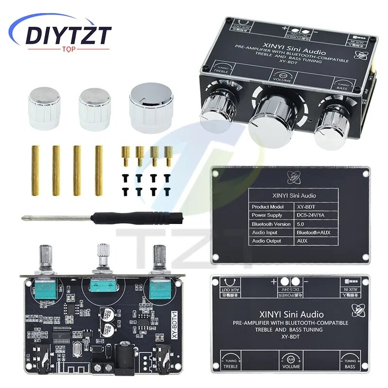 Bluetooth Предусилитель HiFi Audio NE5532 DIYTZT 1PCS