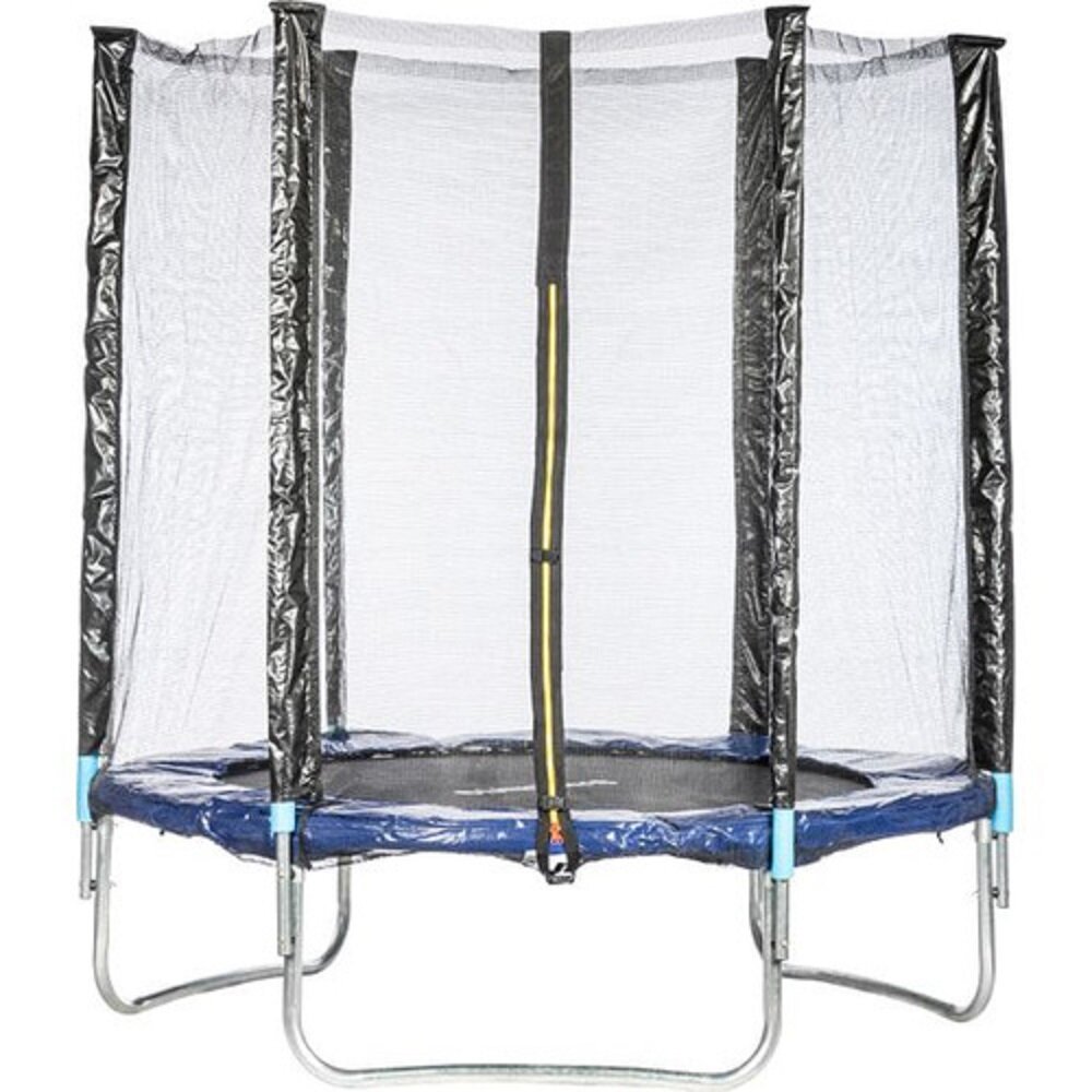 Батут SUNDAYS "FAVORITE", с сеткой и лестницей, 14 футов, 427 см, синий