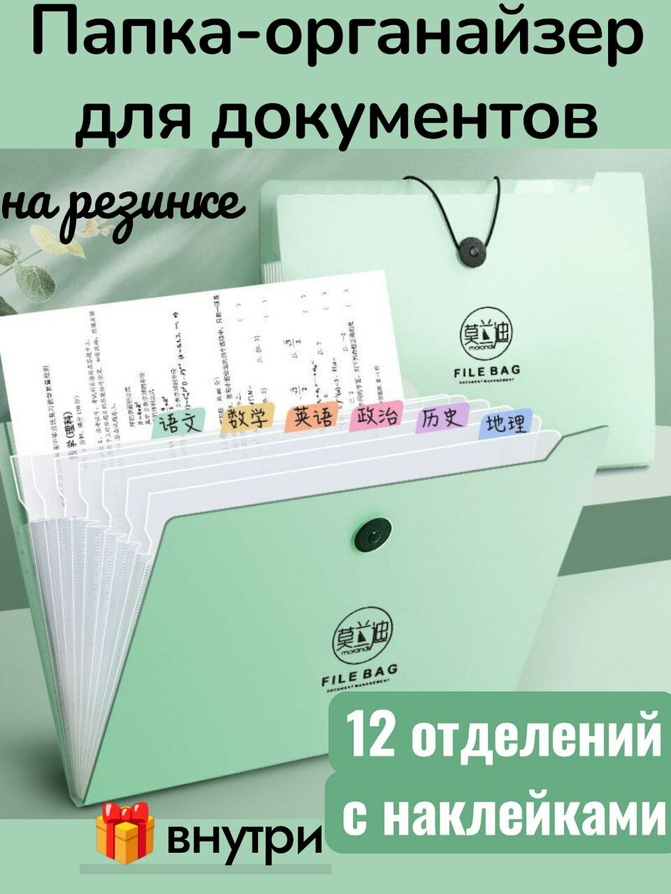 Папка-органайзер для документов А4