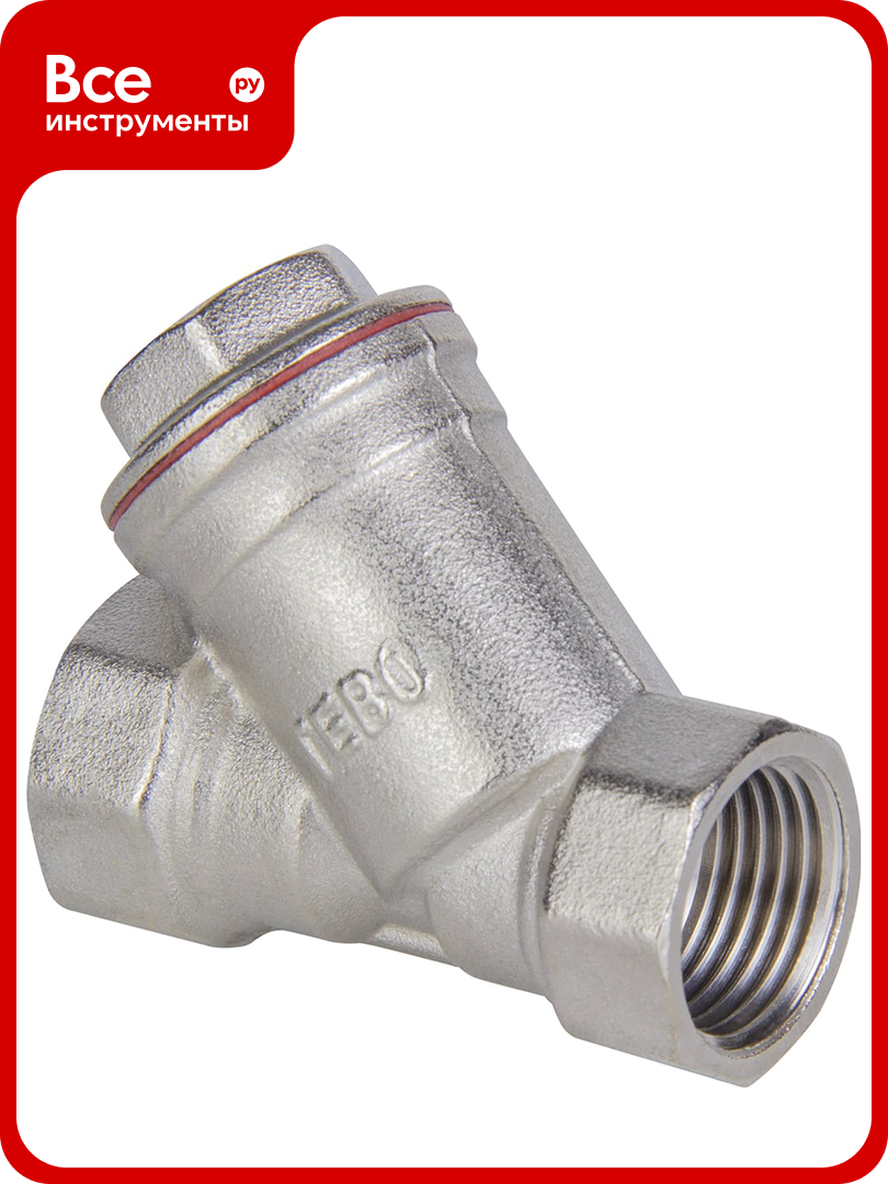 Фильтр грубой очистки TEBO ВН/ВН 3/4" 400 мкм T-Фг.801.34. CN, из горячепрессованной, горячей и холодной воды