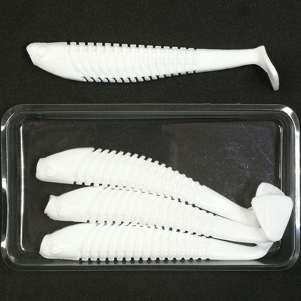 Мягкая приманка Boroda Baits YAKUDZA 110 mm белая смерть (White Death)