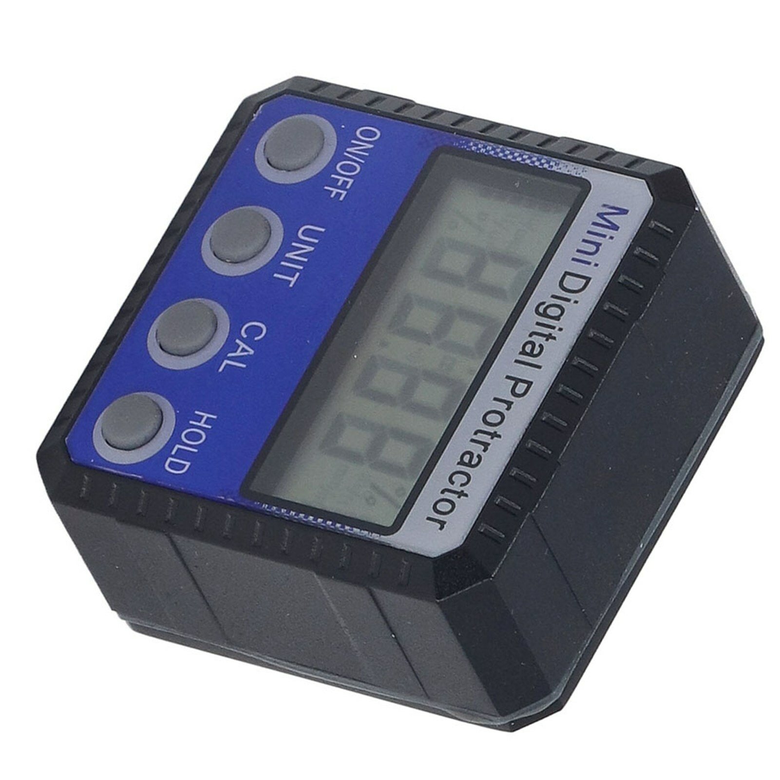 Цифровой инклинометр, магнитный, 360 , 4 единицы, портативный цифровой датчик угла для измерения угла, синий