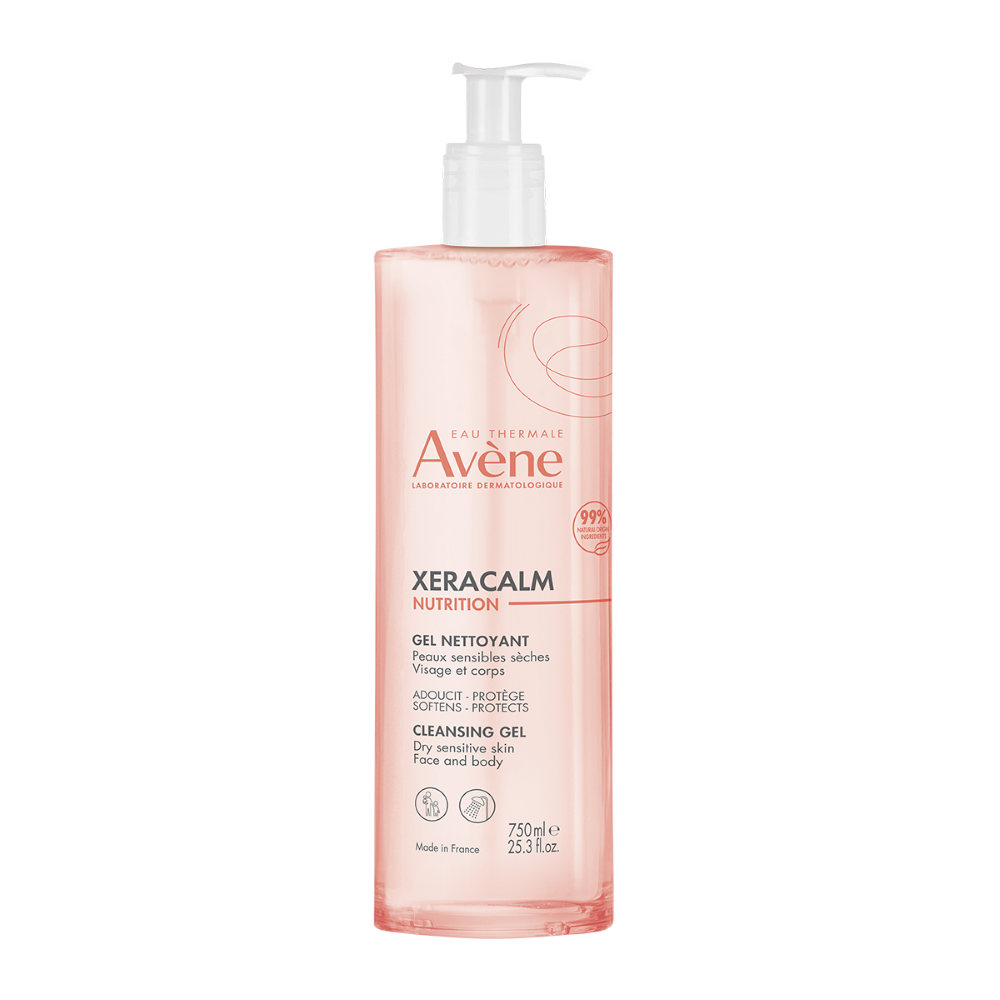 Avene ксеракалм nutrition гель очищающий питательный легкий 750 мл