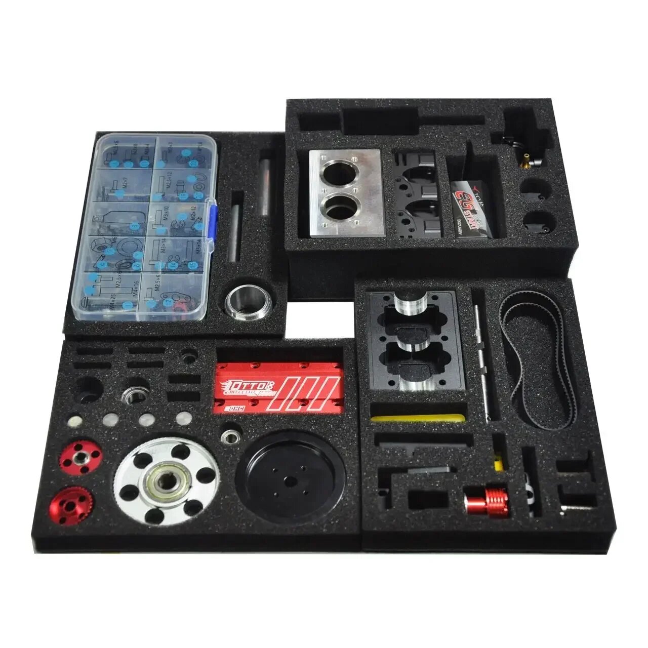 TOYAN FS L200AC Металлический двухцилиндровый нитромотор 7CC