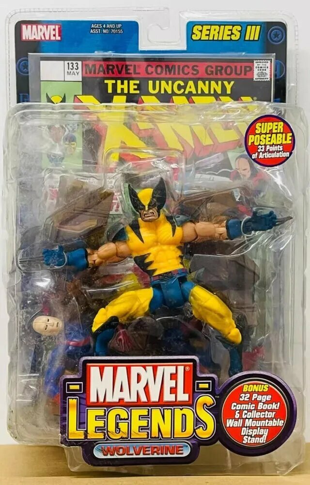 Фигурки Hasbro ToyBiz Ретро-серия Marvel Legends 1-го-5-го поколения