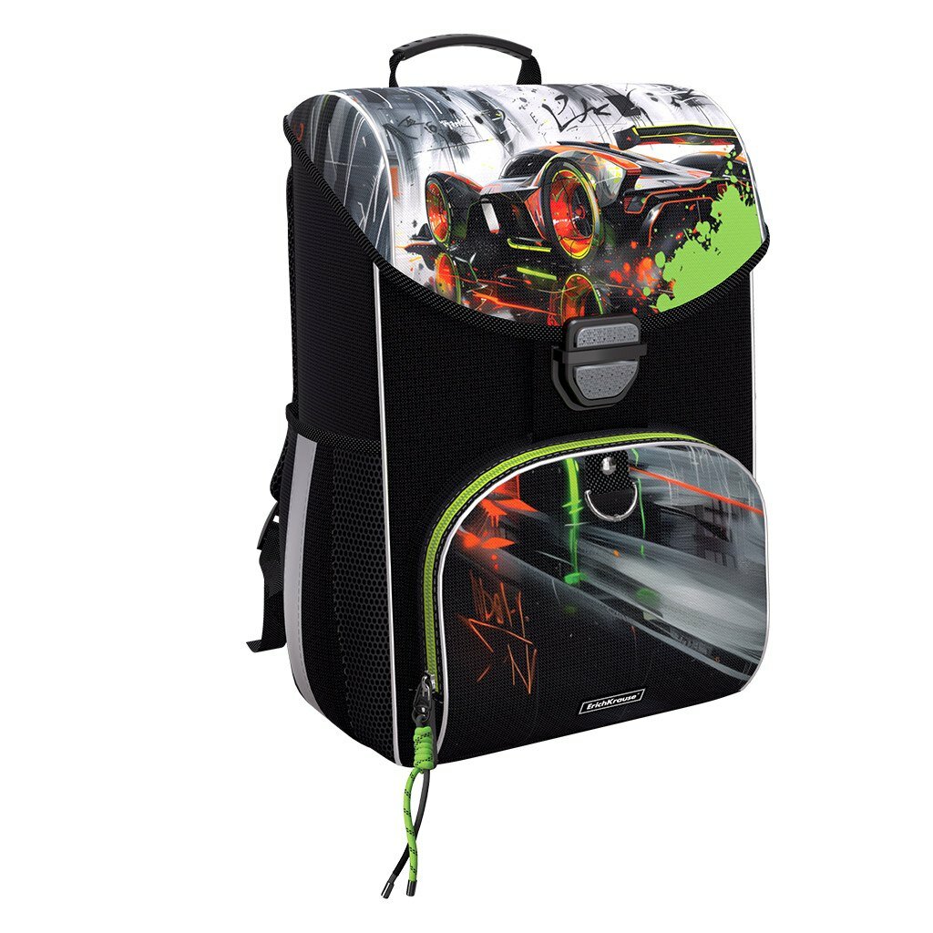 Ранец "Adrenaline Speed" 1отд, 37*25*14см 3 кармана, эргоном. спинка, регул. лямок, светоотраж. эл-ты ErichKrause