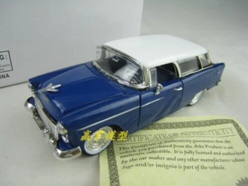 Модель автомобиля HYINUO Shelby Bel Air Nomad Impala Galaxy 500 1:32 белая Nomad