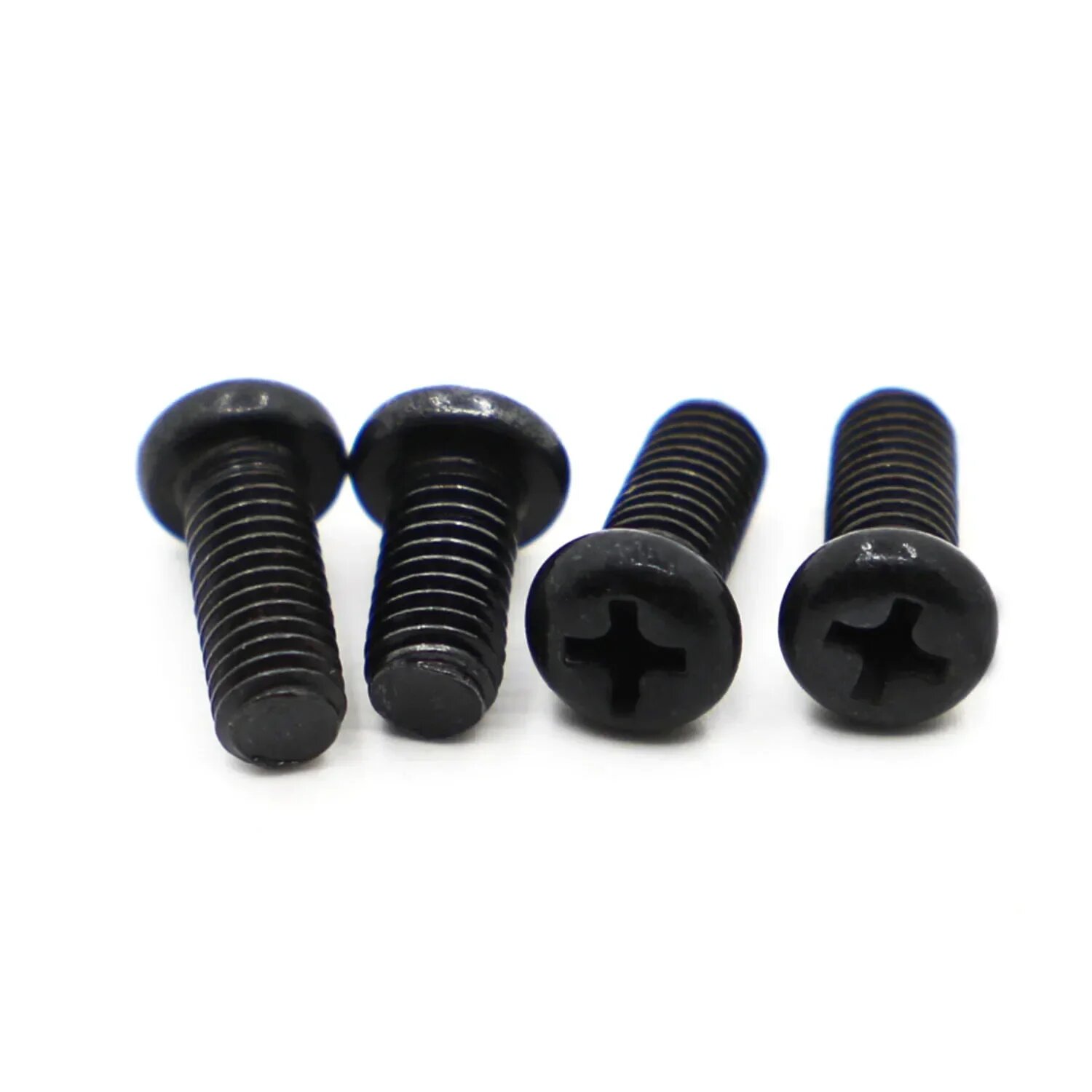 Винты SZJINSHU GB818 DIN7985 черные из углеродистой стали М1.2-М4 M1.7 50pcs, 3mm