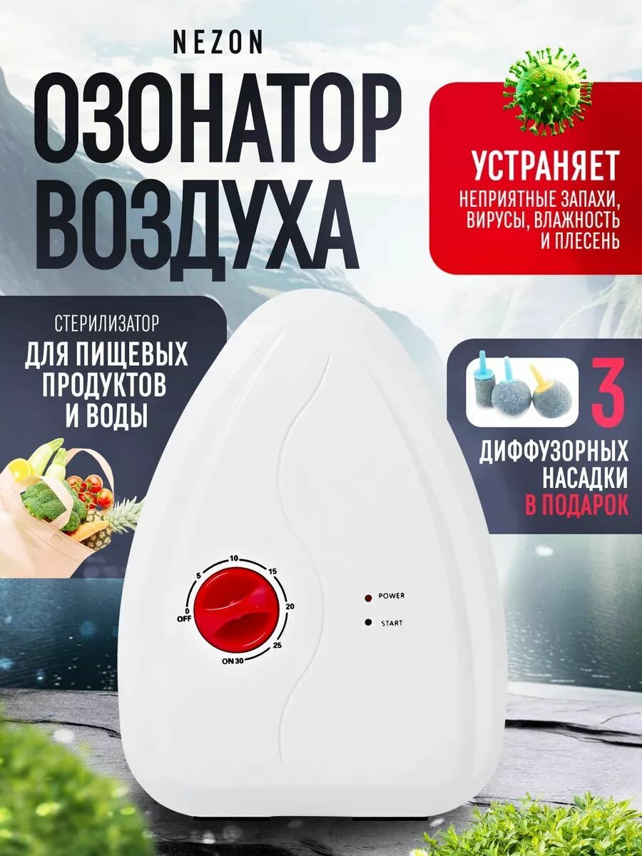 Озонатор Nezone / Озонатор воздуха для дома