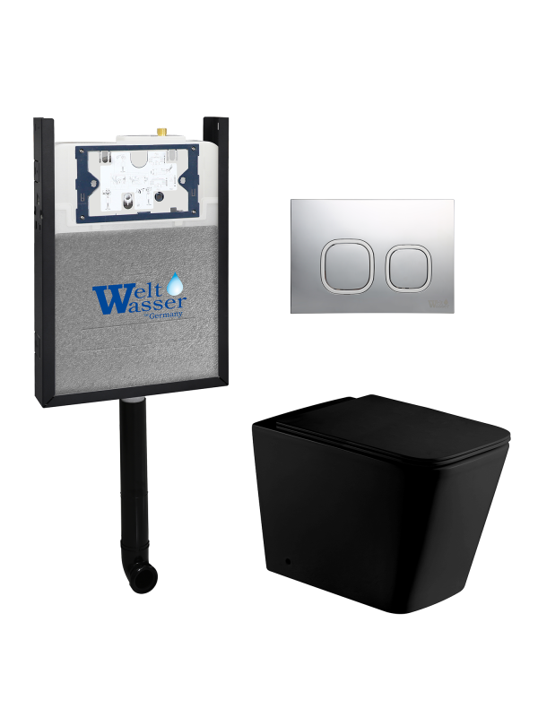 WeltWasser Комплект AMBERG 404 + GELBACH 002 MT-BL + AMBERG RD-CR WeltWasser