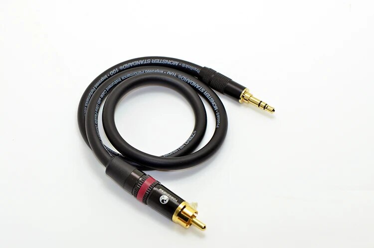 Коаксиальный аудиокабель 3,5 мм - RCA HiFi для Fiio MOJO, 20 см