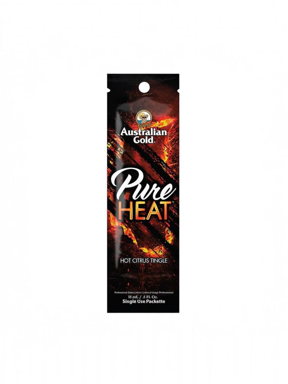Лосьон для загара Australian Gold "Pure Heat", тингл эффект, 15 мл