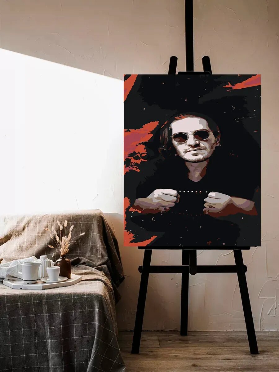 Картина по номерам Гио Пика Рэпер Певец