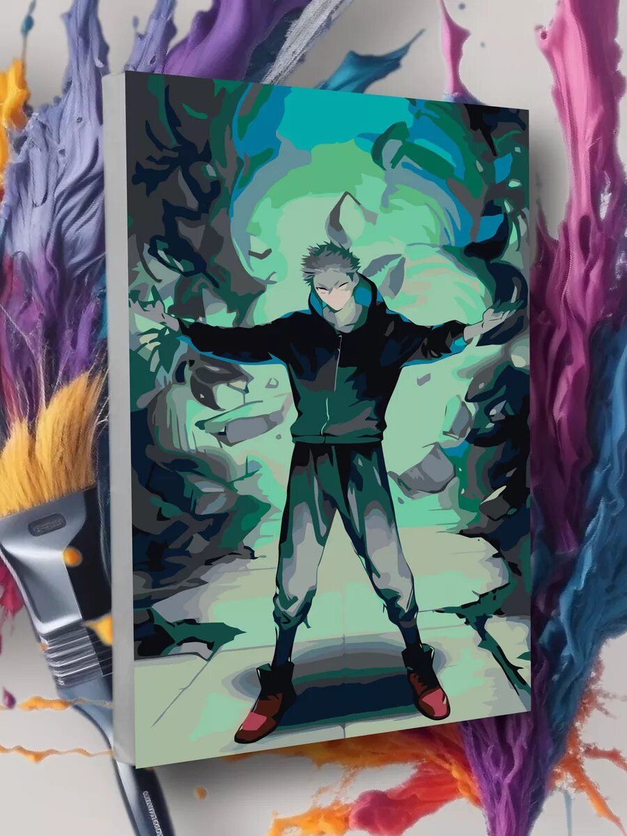 Картина по номерам рассекающий демонов